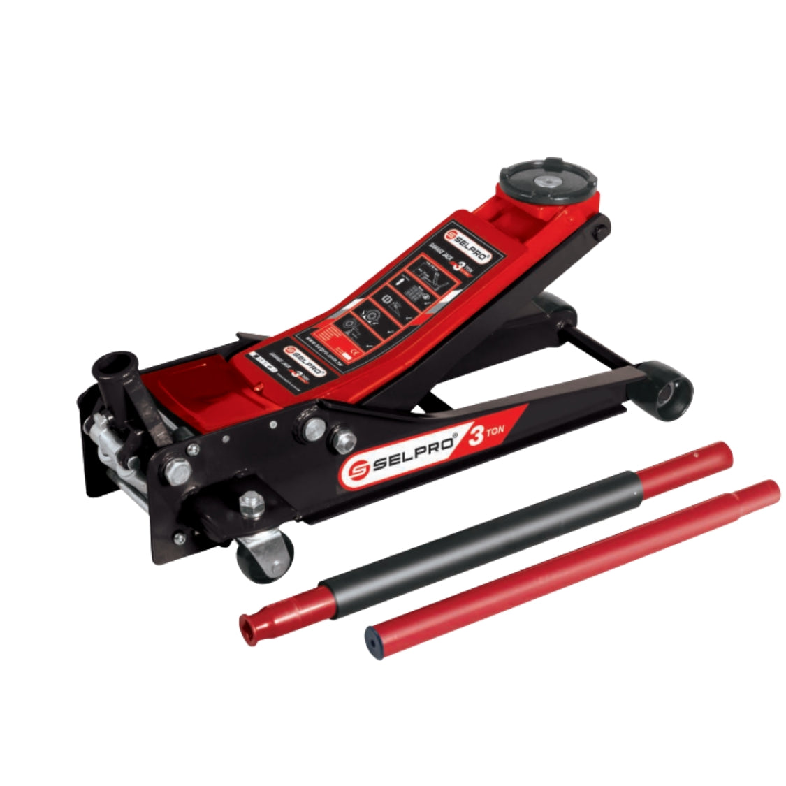 Selpro SL-77077 Low Profile 3 Ton Floor Jack – Dual Piston | UAE – Al Faiz Hardware